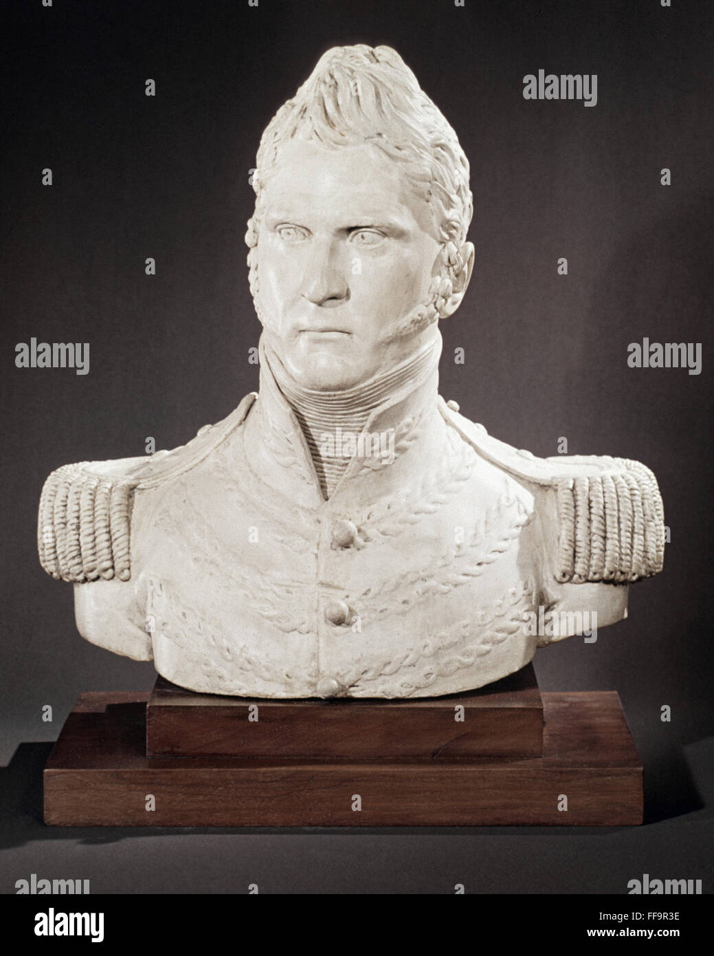 WINFIELD SCOTT (1786-1866). /nAmerican army officer. Plaster bust ...