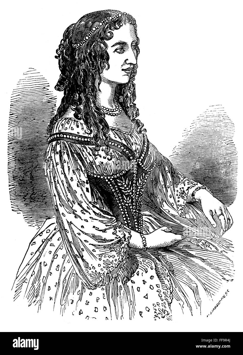 ANNA CORA MOWATT /n(1817-1870). NΘe Ogden. American writer and actress ...