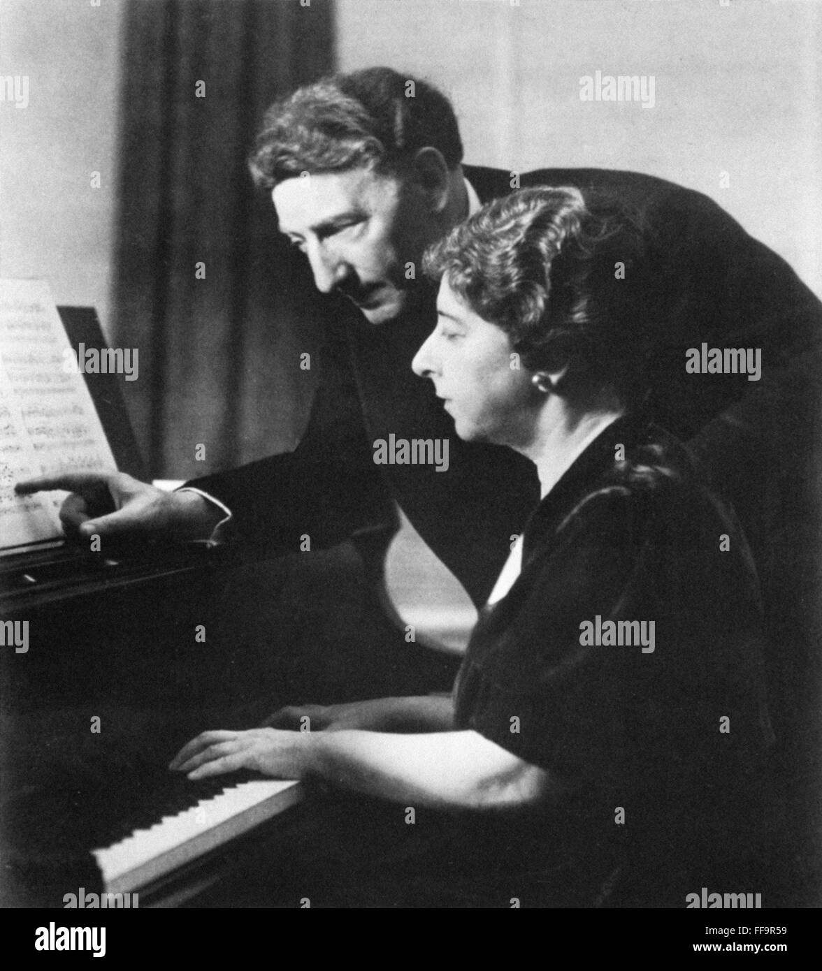 ROSINA AND JOSEF LHEVINNE. /nRussian pianist and educator, Rosina ...