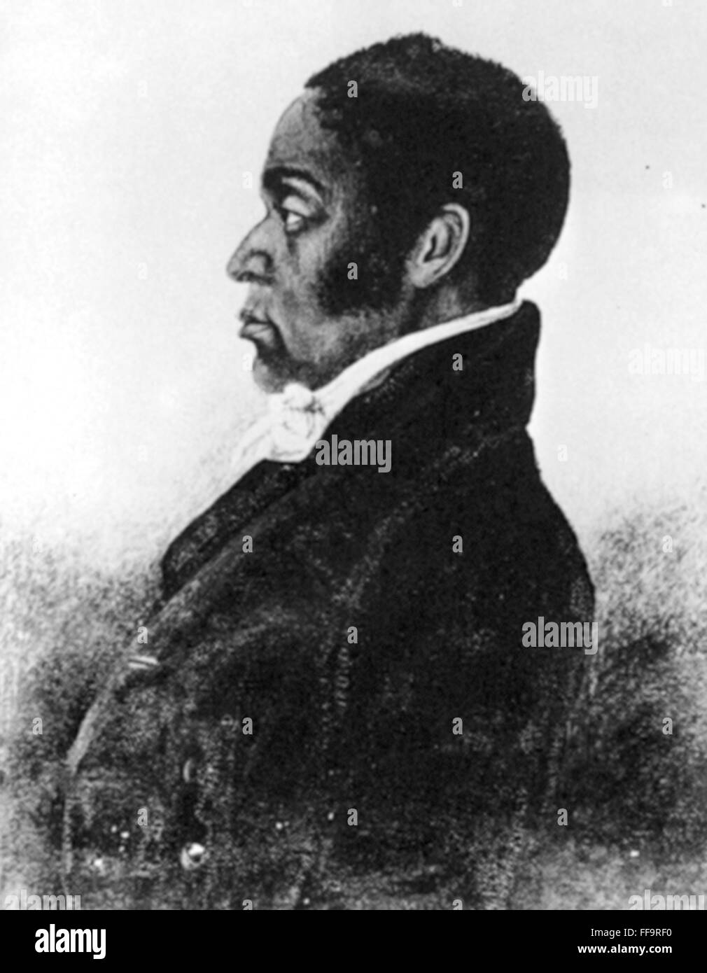 JAMES FORTEN (1766-1842). /nAmerican abolitionist. Presumed portrait ...