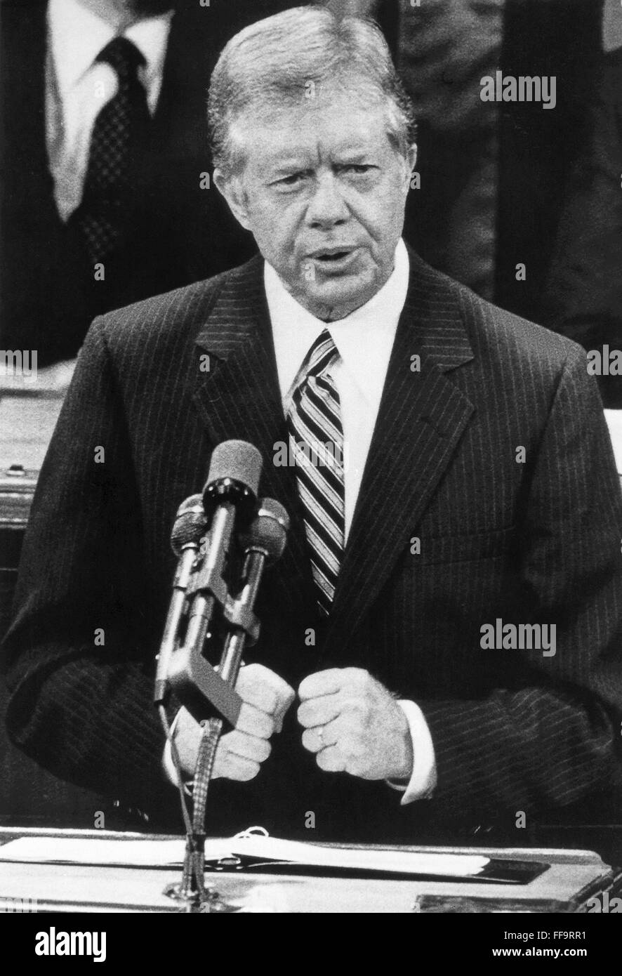 JIMMY CARTER (1924- ). /n39th President of the United States ...