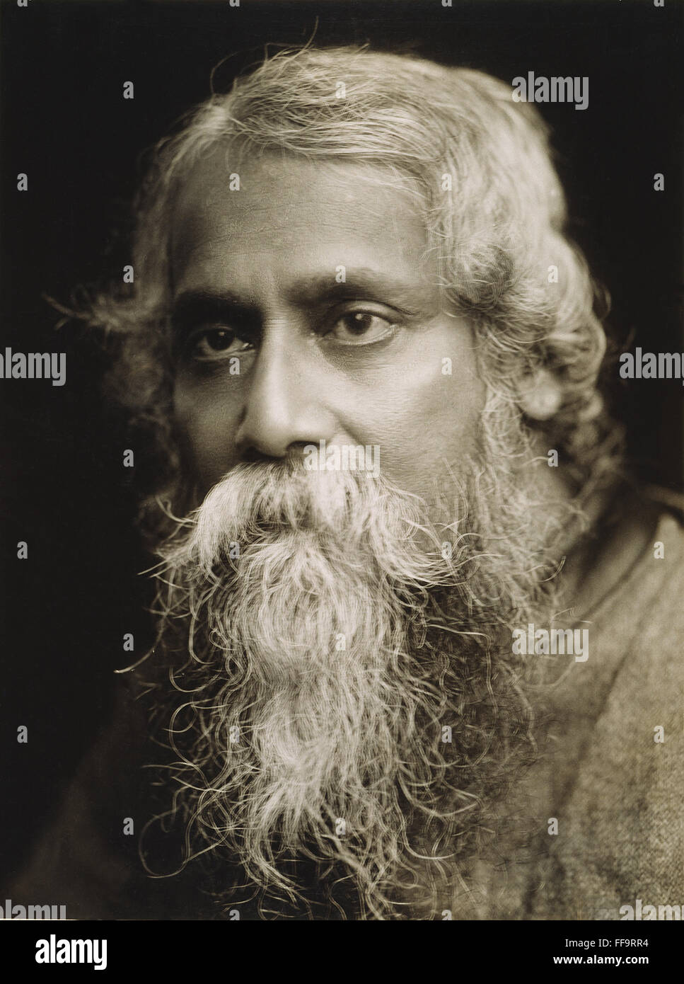 RABINDRANATH TAGORE /n(1861-1941). Hindu artist, philosopher and writer ...