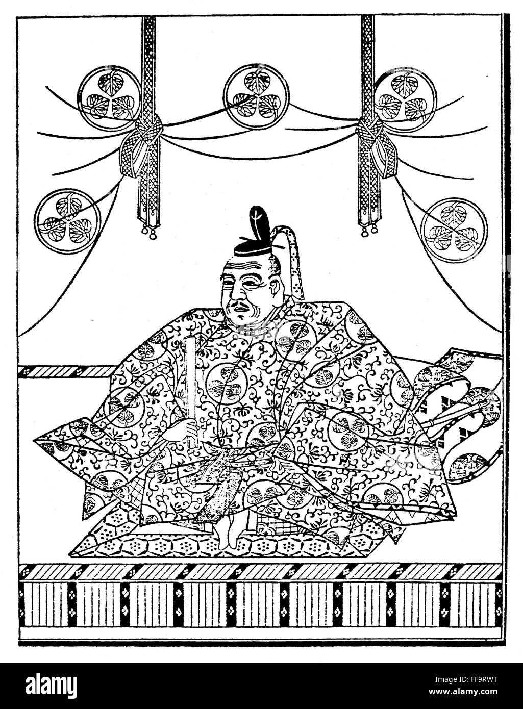 IYEYASU TOKUGAWA /n(1542-1616). Japanese general and statesman; founder ...