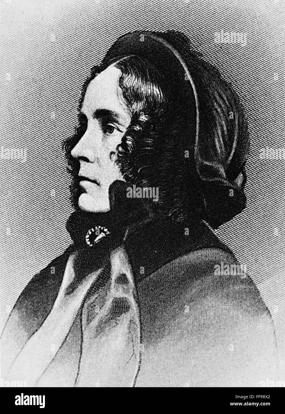 JANE PIERCE (1806-1863). /nJane Means Appleton Pierce. Wife of Franklin ...