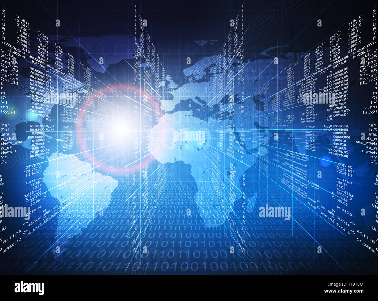 Abstract blue background Stock Photo - Alamy