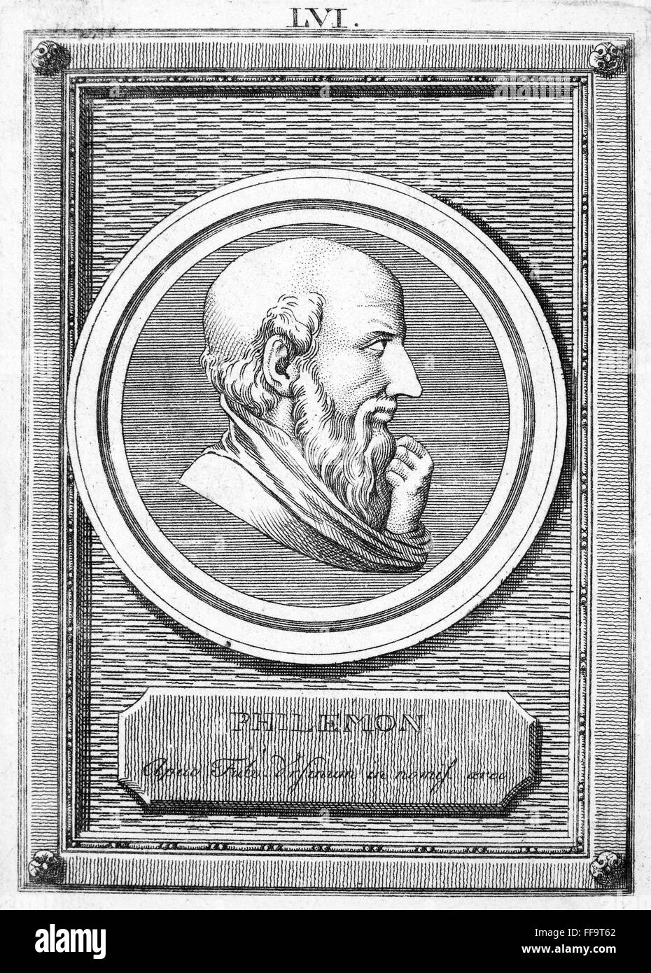 PHILEMON (c368-c264 B.C.). /nGreek playwright. Copper engraving ...