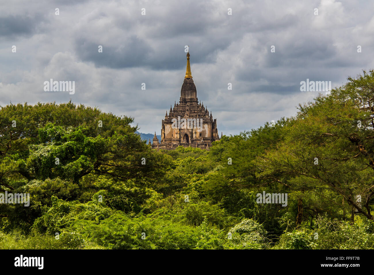 Thatbyinnyu Temple in Bagan. Myanmar Stock Photo - Alamy
