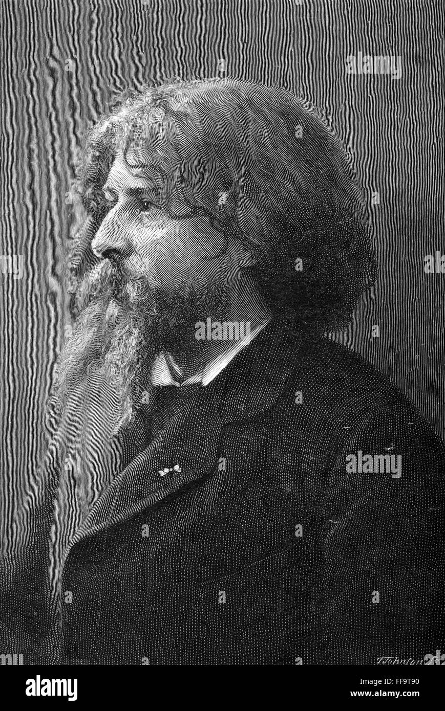 ALPHONSE DAUDET (1840-1897). /nFrench writer. Wood engraving, American ...