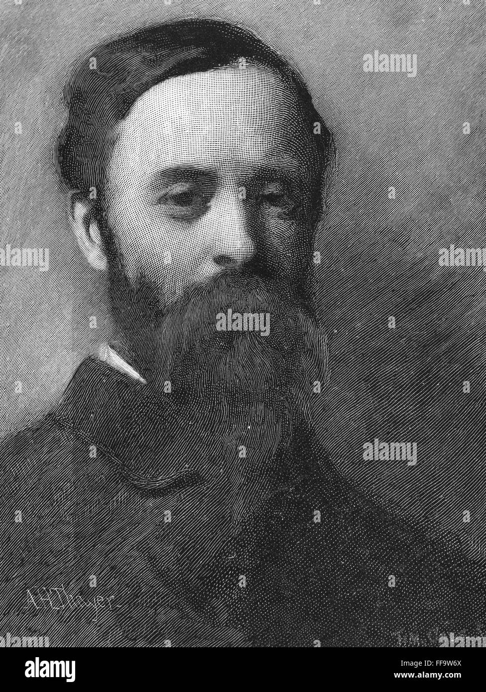 GEORGE WASHINGTON CABLE /n(1844-1925). American writer. Wood engraving ...