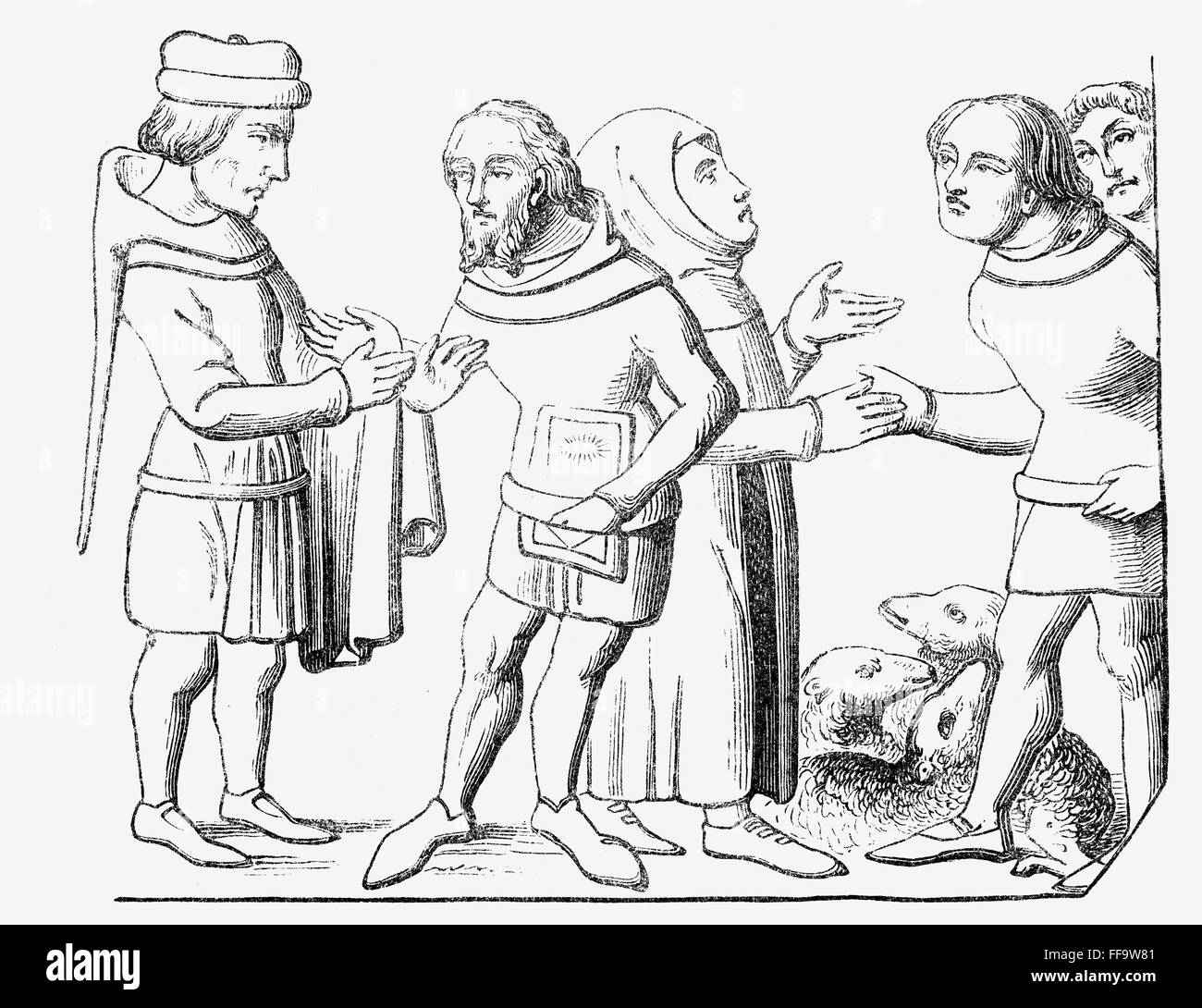 MERCHANTS AND TRADESMEN. /nMerchants or tradesmen of the 14th century ...