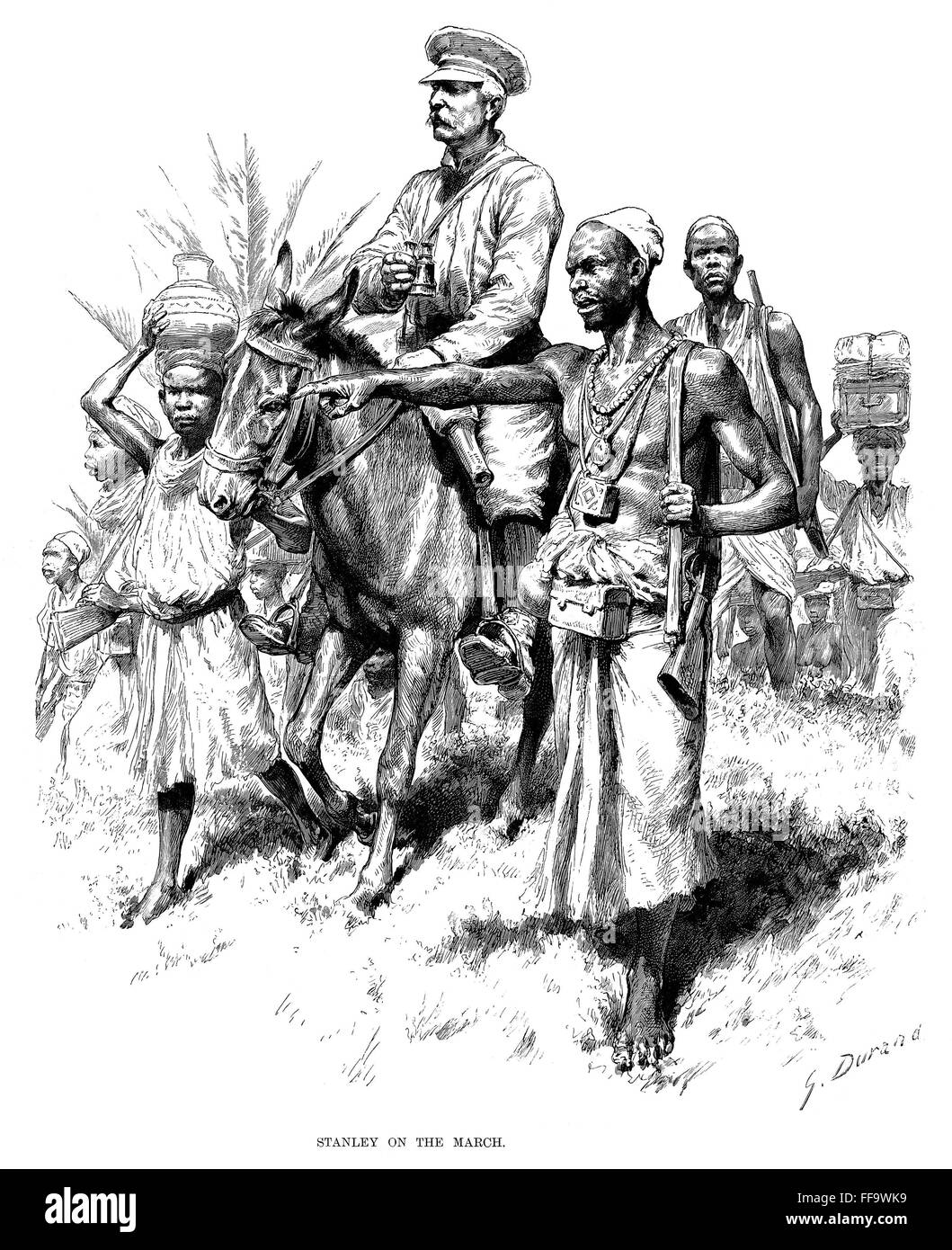 SIR HENRY MORTON STANLEY /n(1841-1904). British journalist and explorer ...