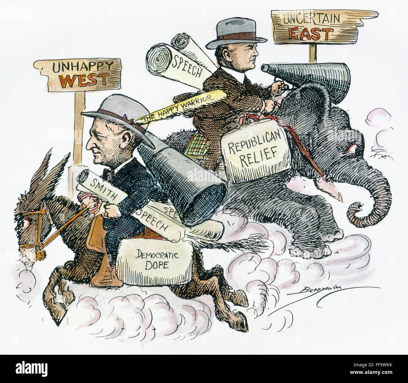 PRESIDENTIAL CAMPAIGN, 1928. /nAl Smith, the Democratic party candidate ...