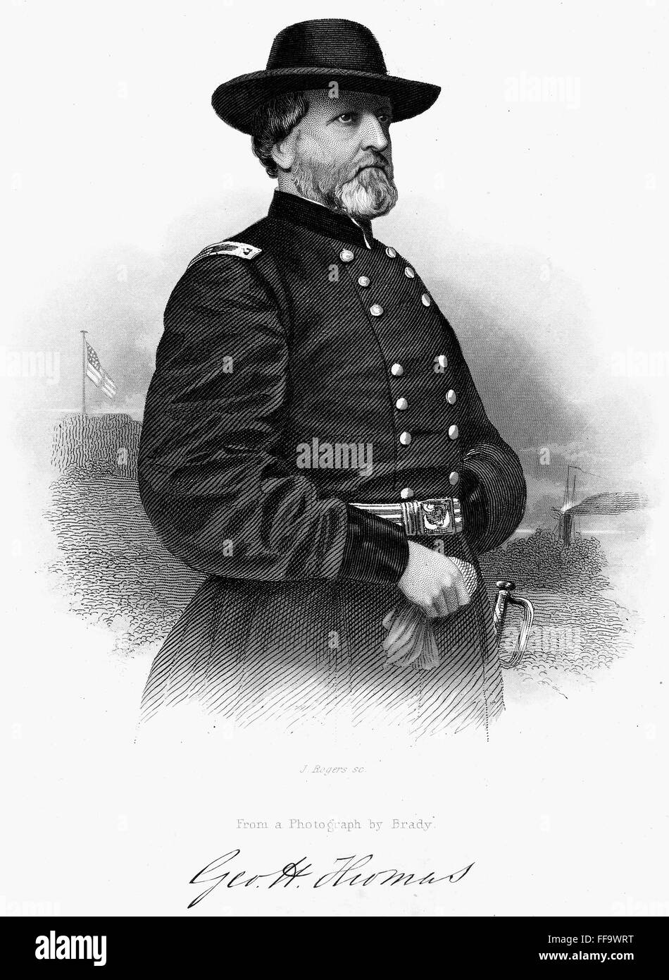GEORGE HENRY THOMAS /n(1816-1870). American army officer and commander ...
