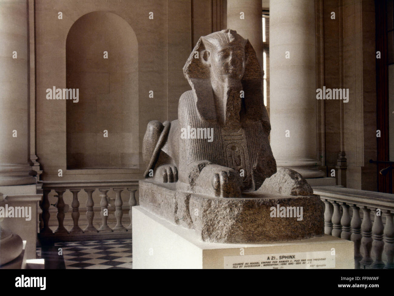 EGYPTIAN SPHINX. /nEgyptian Red Granite Sphinx/nMiddle Kingdom, 12th ...