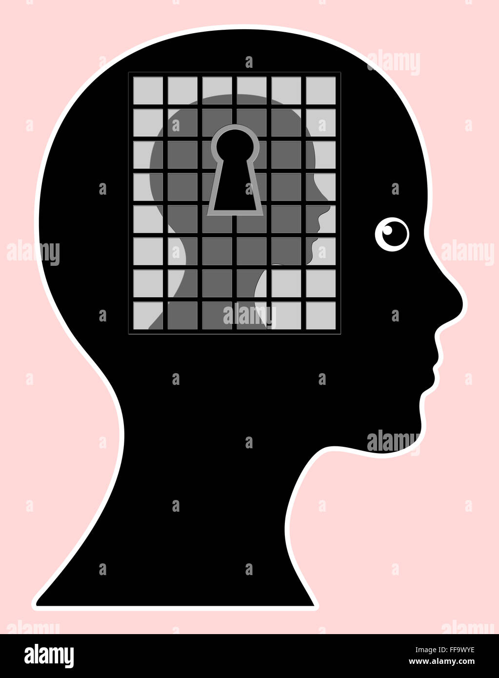 Mind Made Prison Stock Photo - Alamy