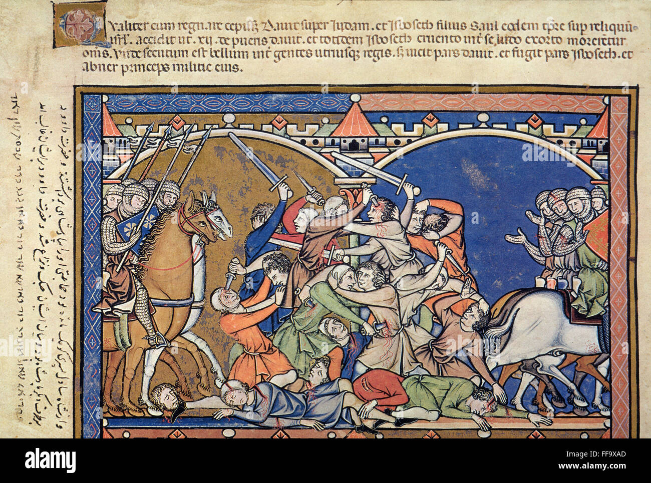 JOAB & ABNER FIGHTING. /nThe deadly contest between Joab's men and ...