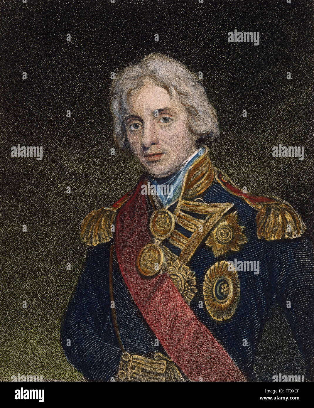 HORATIO NELSON (1758-1805). /nBritish naval officer. Steel engraving ...