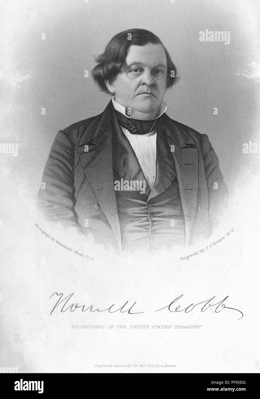 HOWELL COBB (1815-1868). /nAmerican politician. Steel engraving ...