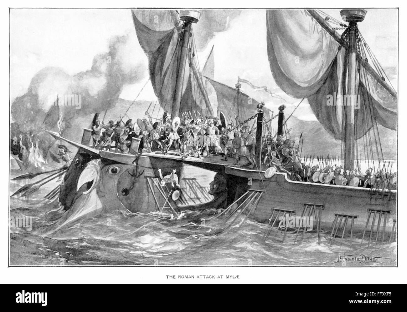 FIRST PUNIC WAR, 260 B.C. /nThe successful Roman attack on the ...