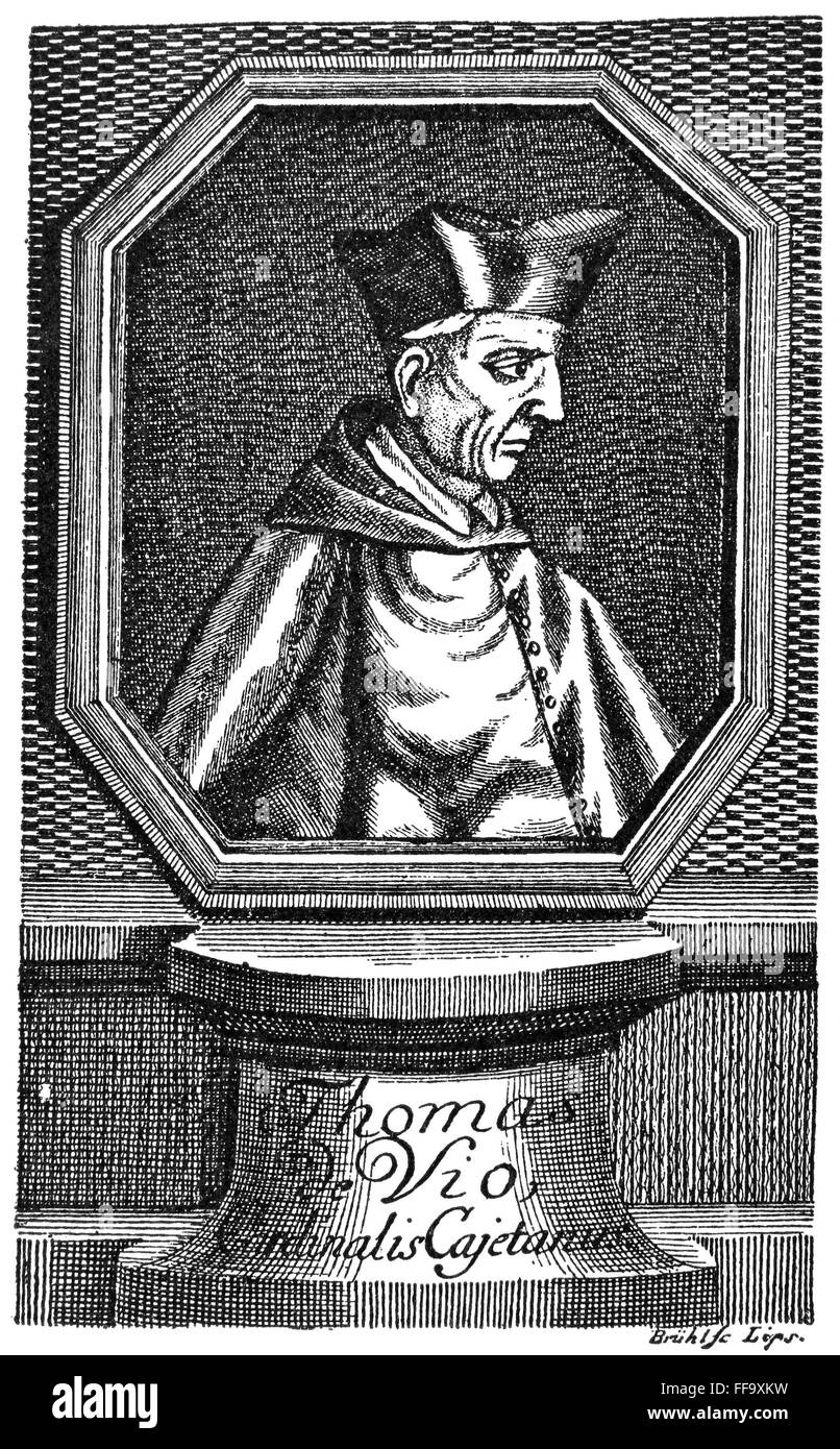 CARDINAL CAJETAN (1469-1534). /nTommaso de Vio. Italian cardinal ...