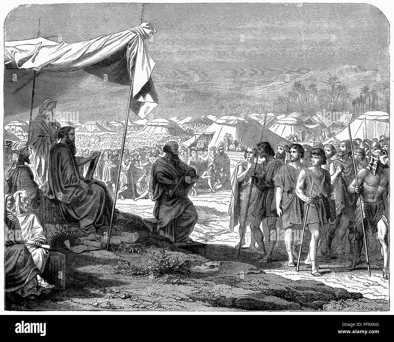 Moses counting hi-res stock photography and images - Alamy