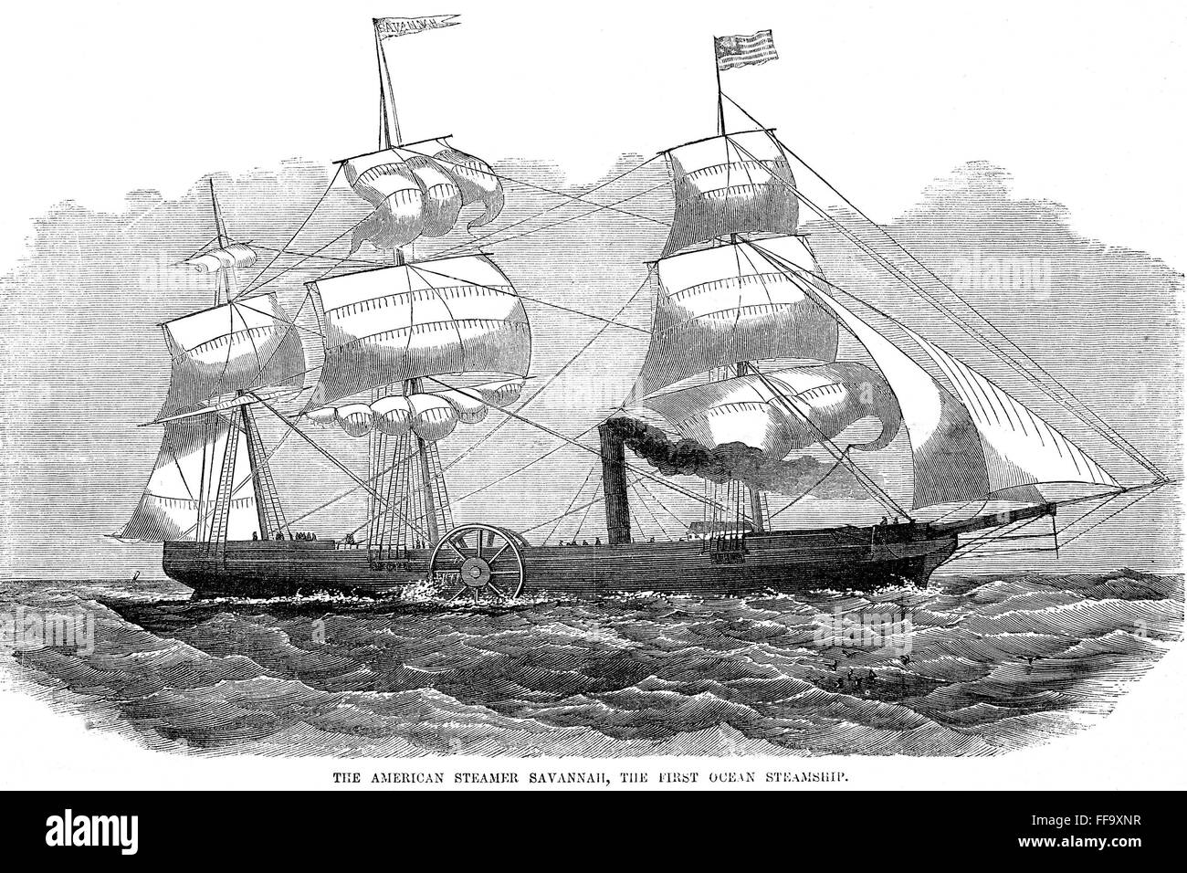 STEAMSHIP: 'SAVANNAH.' /nThe 'Savannah,' the first ship to cross the ...