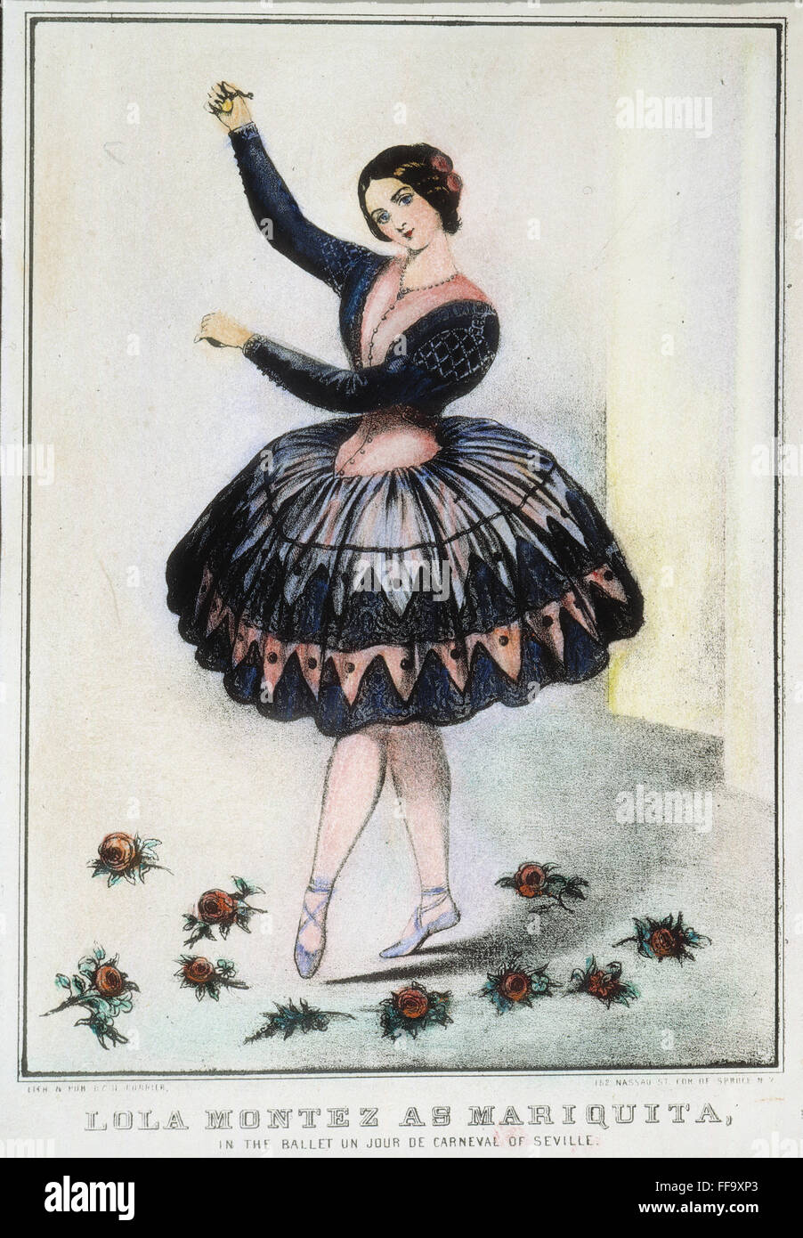 LOLA MONTEZ (1818-1861). /nNΘe Marie Dolores Eliza Rosanna Gilbert ...