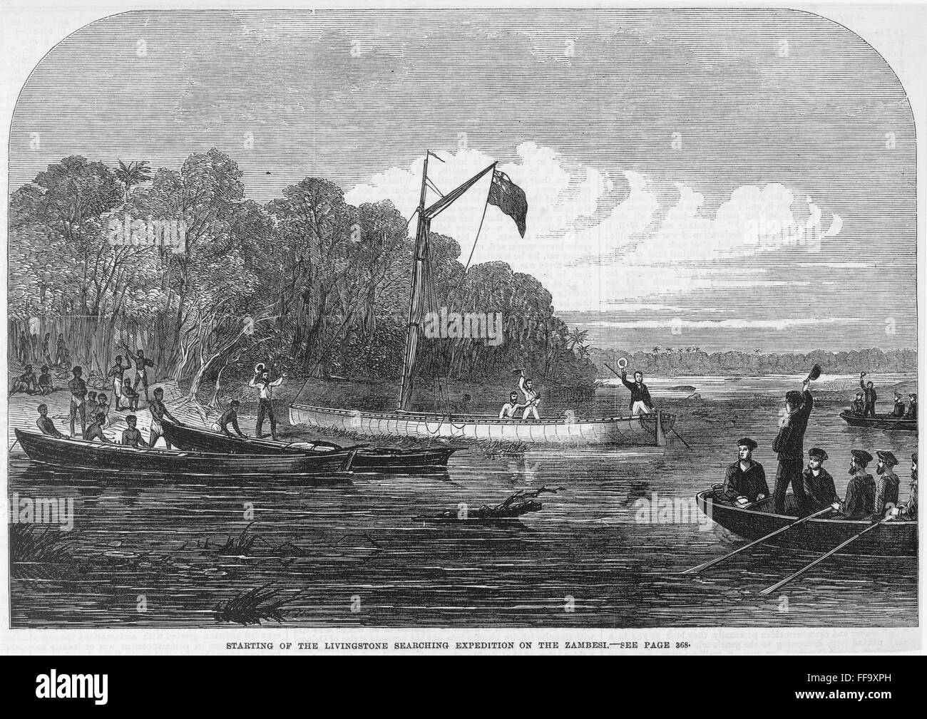 DAVID LIVINGSTONE (1813-1873). /nScottish missionary and explorer in ...