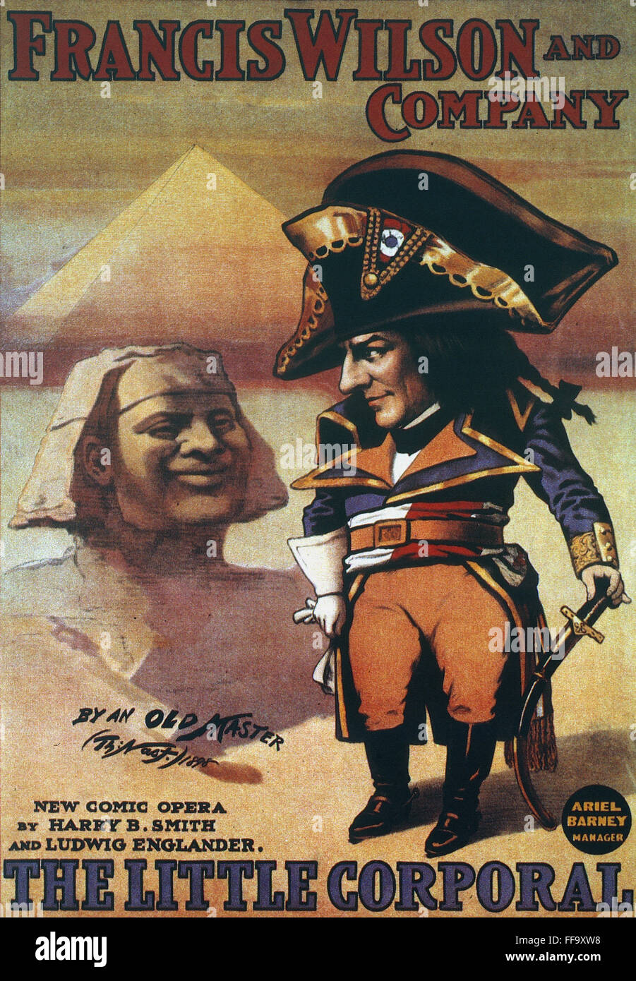 NAPOLEON BONAPARTE. /nAmerican theatrical poster for 'The Little ...