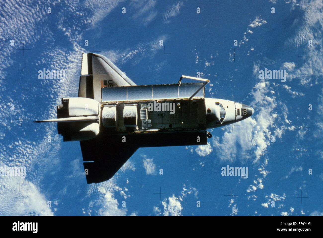 SPACE SHUTTLE CHALLENGER. /nPhotographed in orbit Stock Photo - Alamy