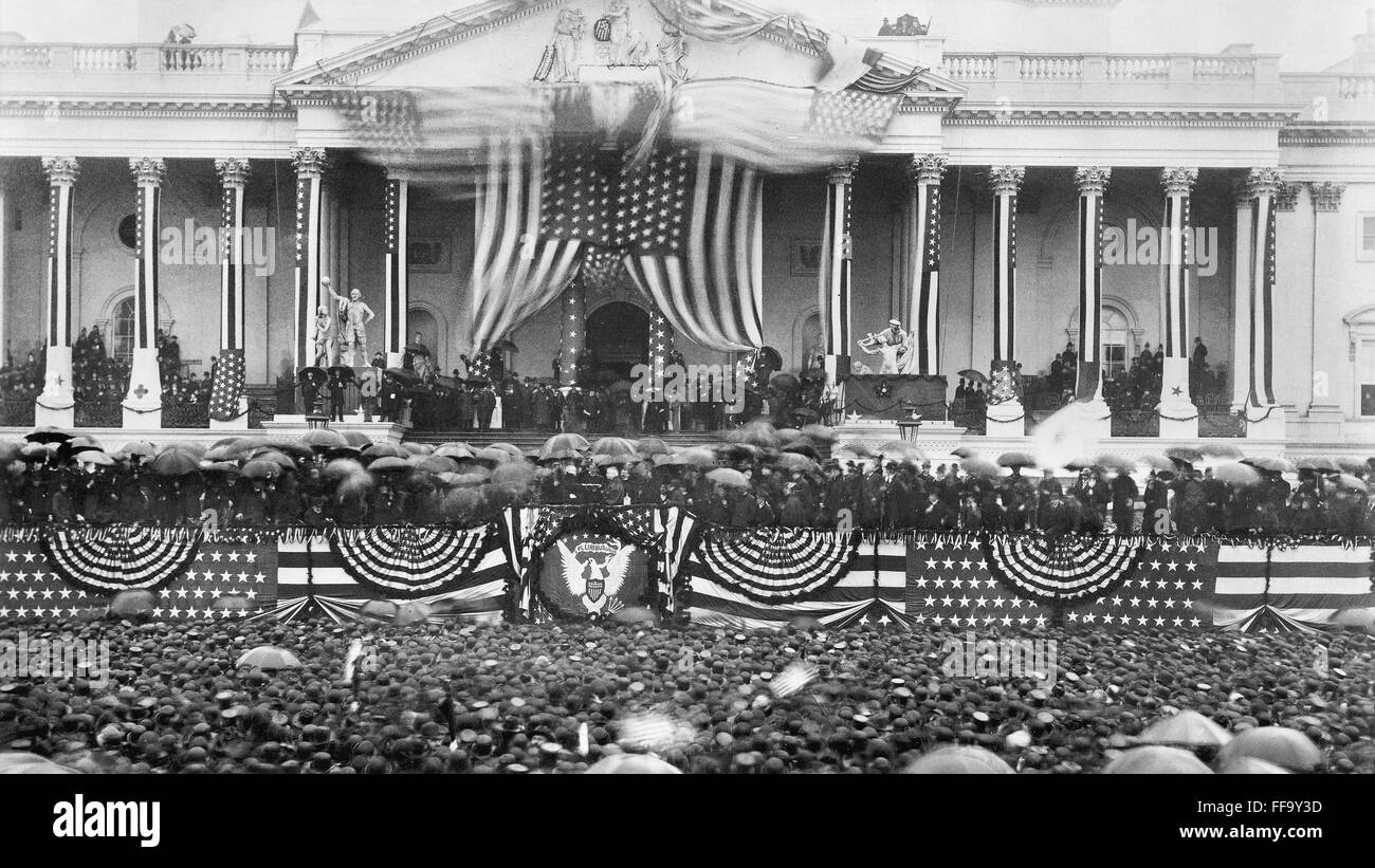 B. HARRISON INAUGURATION. /nThe inauguration of Benjamin Harrison as ...