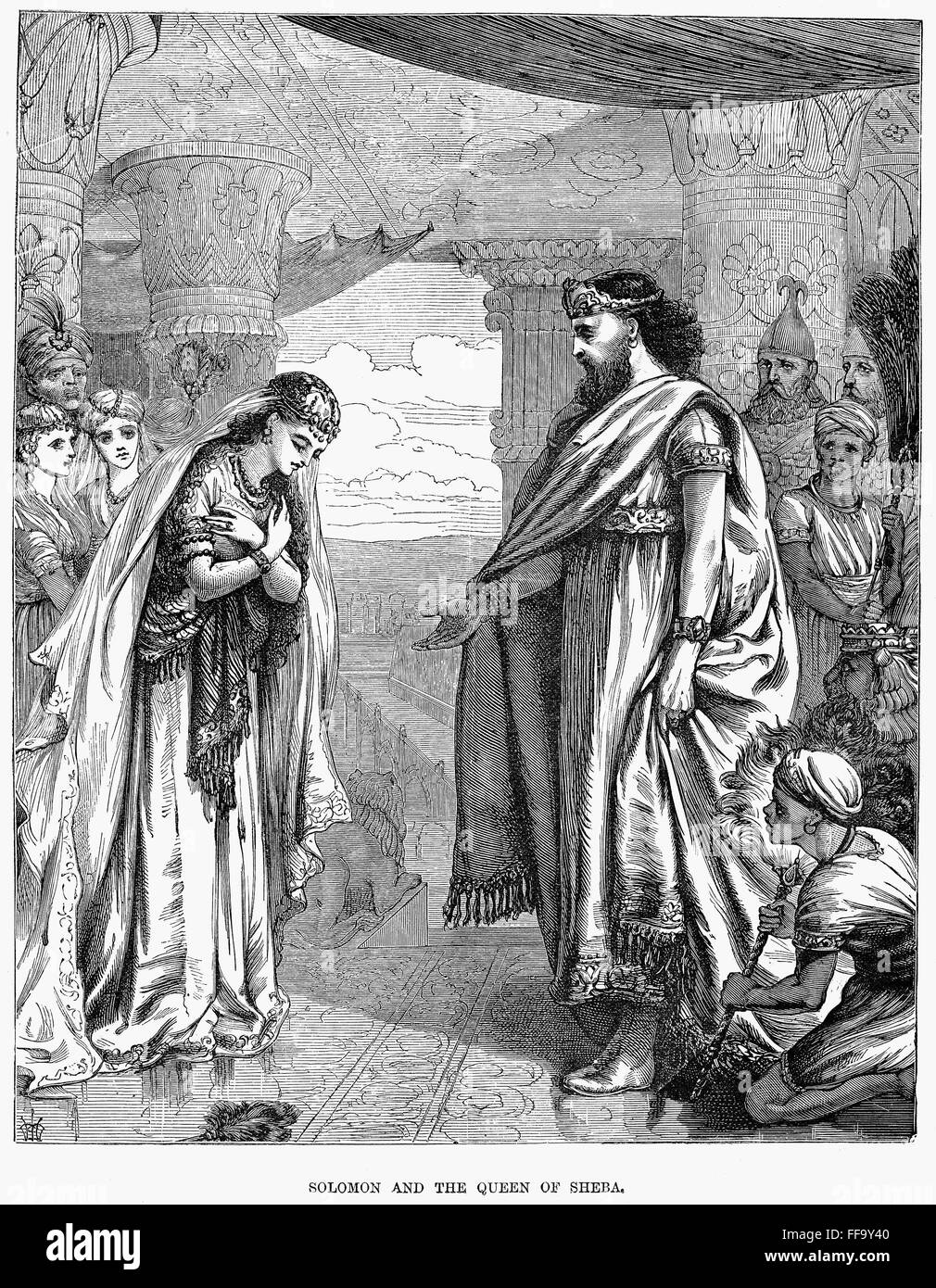 King solomon queen sheba hebrew High Resolution Stock Photography and ...