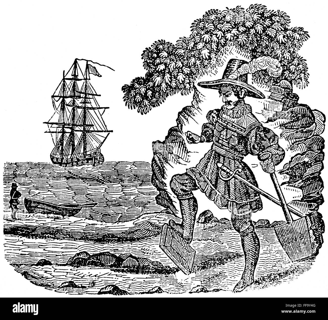 WILLIAM KIDD (c1645-1701). /nAlso known as Captain Kidd. Scottish ...