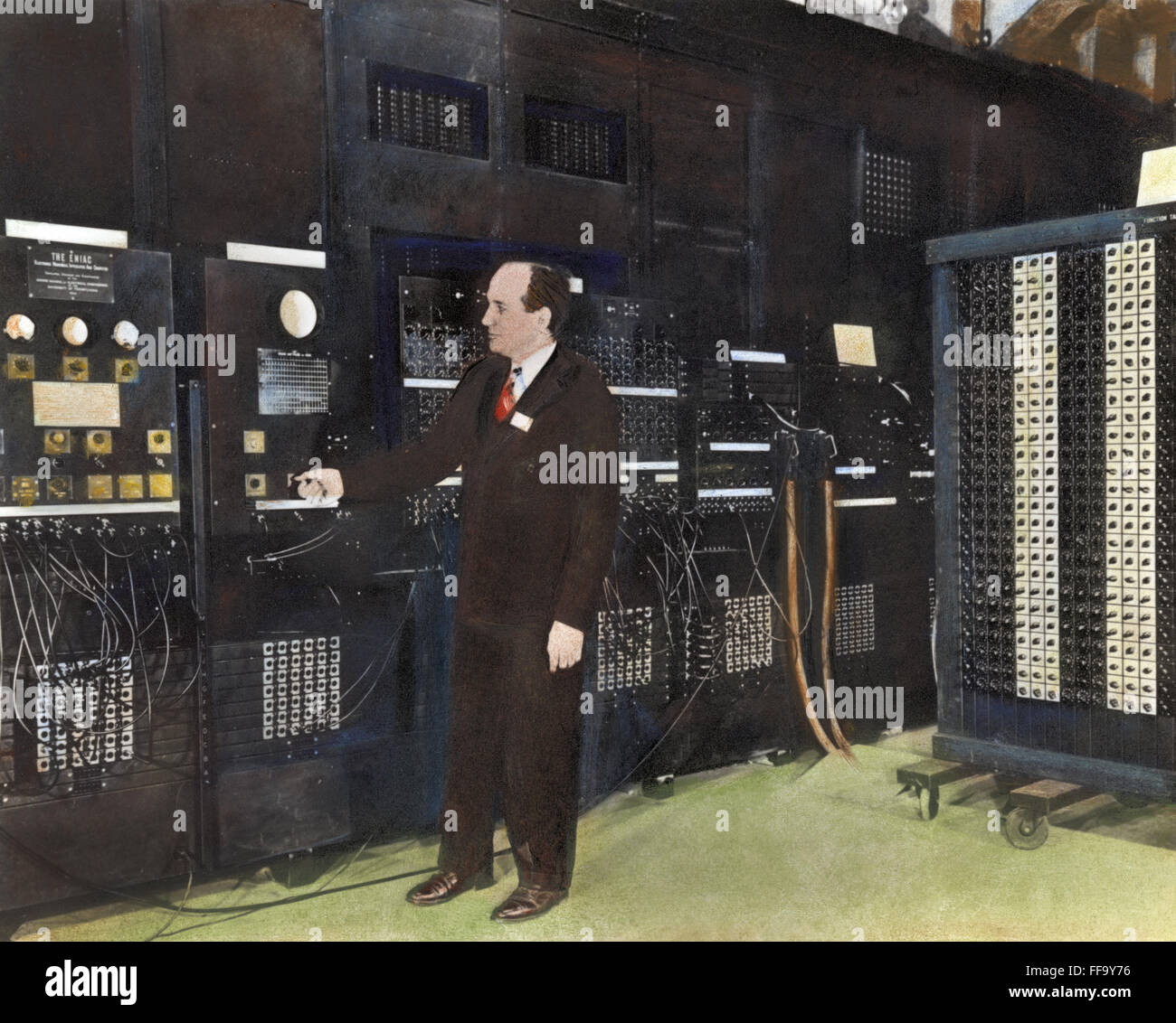 THE ENIAC COMPUTER, c1946. /nDeveloped at the University of ...