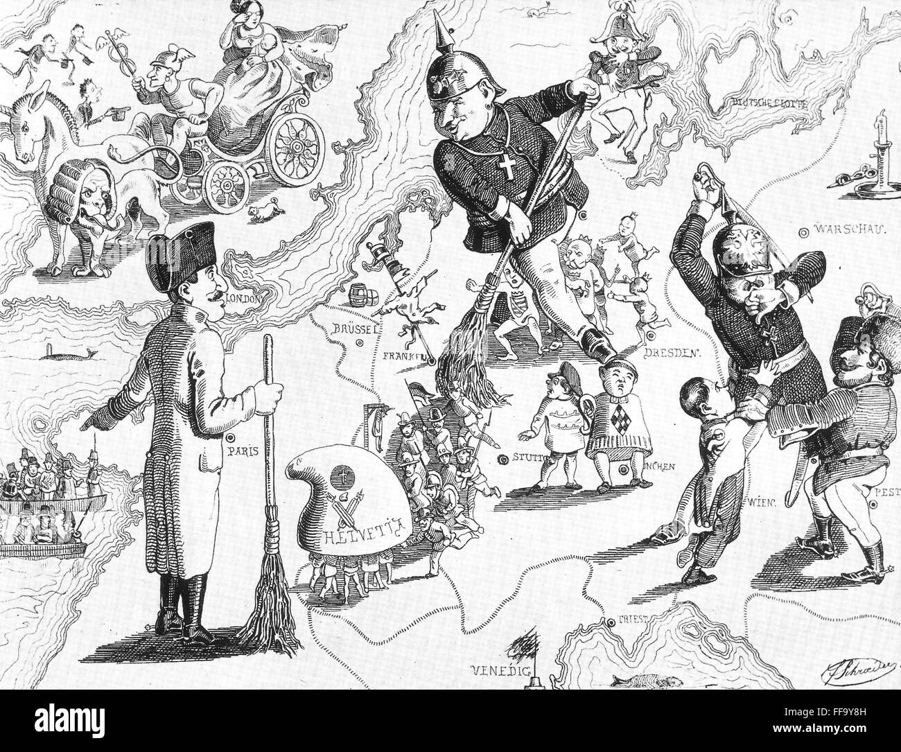 EUROPE: 1848 UPRISINGS. /nAfter the uprisings in Europe in 1848 the ...