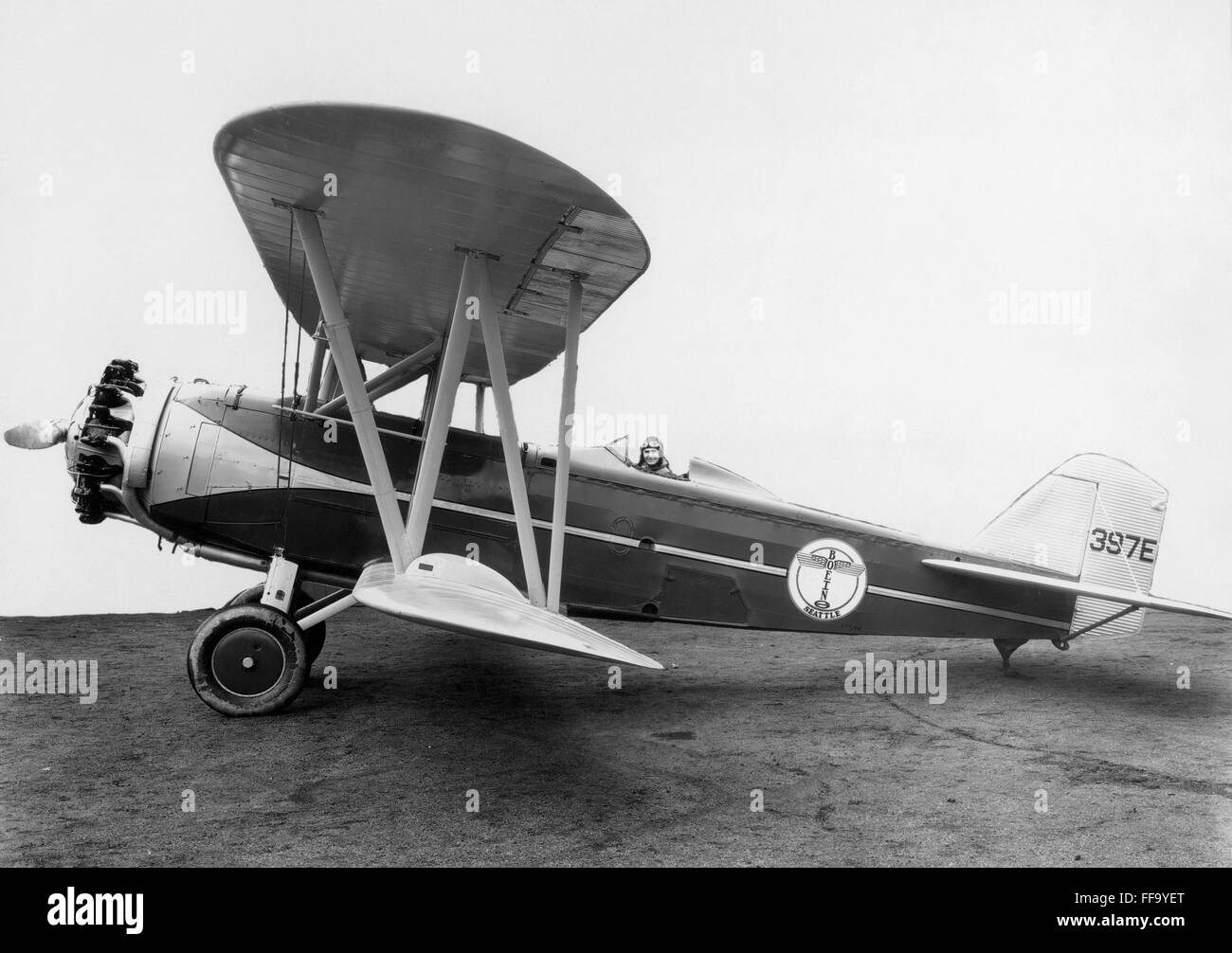 U.S. AIR MAIL PLANE, 1932. /nA Boeing DC-3 airmail express plane, c1932 ...