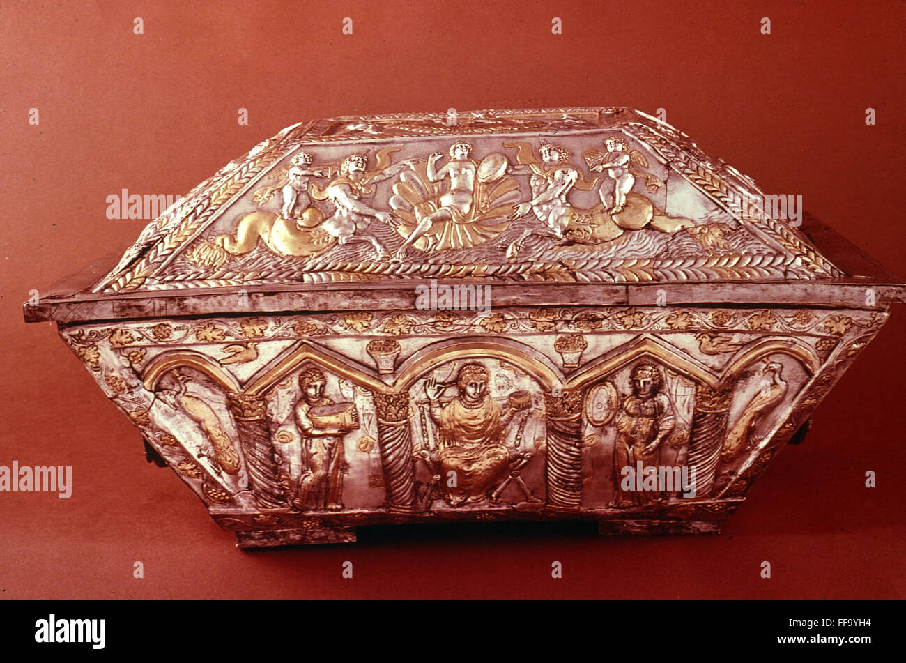ROMAN MARRIAGE CASKET. /nRoman silver marriage casket. Late 4th century ...
