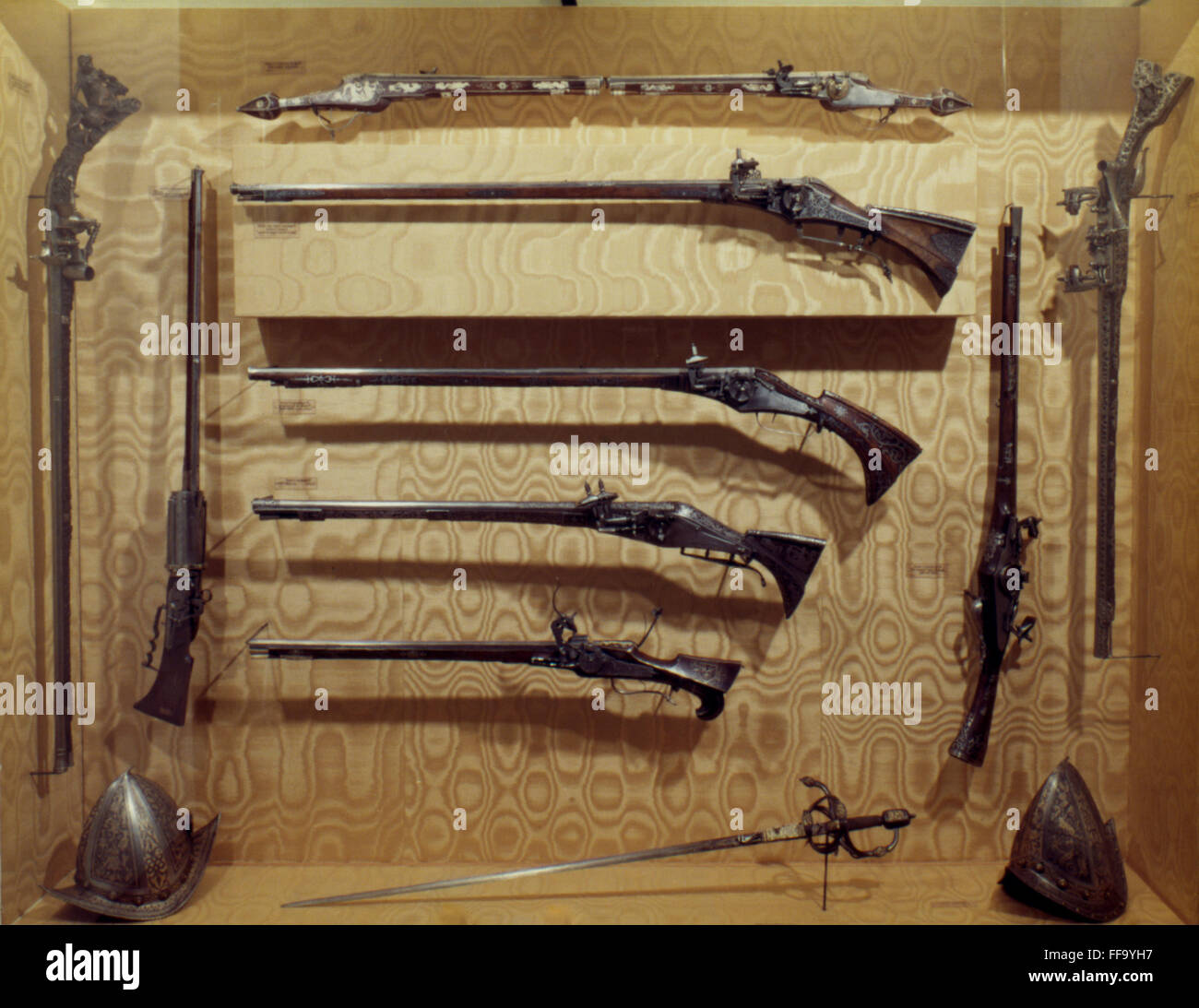WEAPONS, 16th CENTURY. /nA group of pistols and muskets from Italy ...