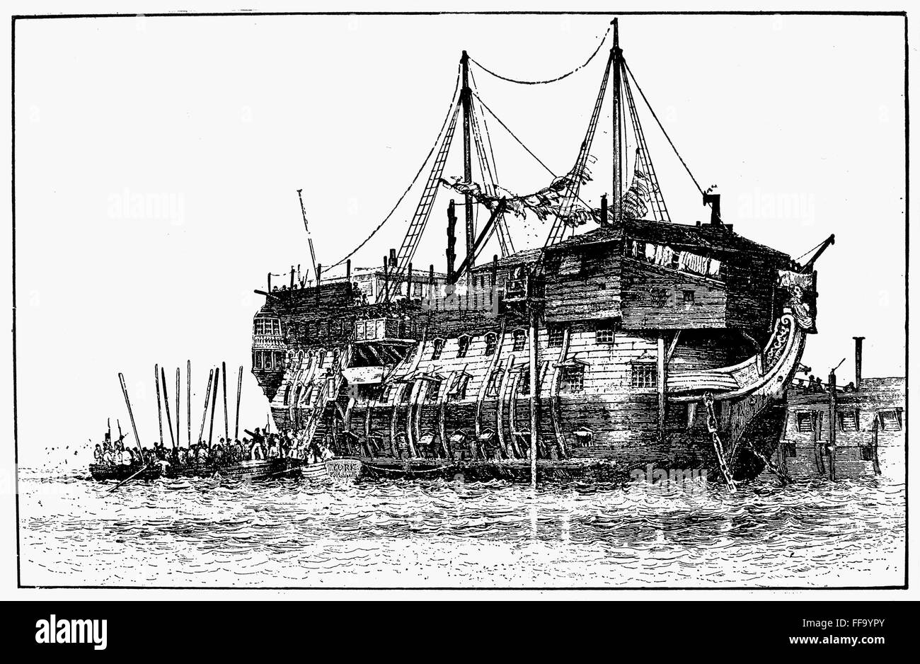 Prison ship High Resolution Stock Photography and Images - Alamy