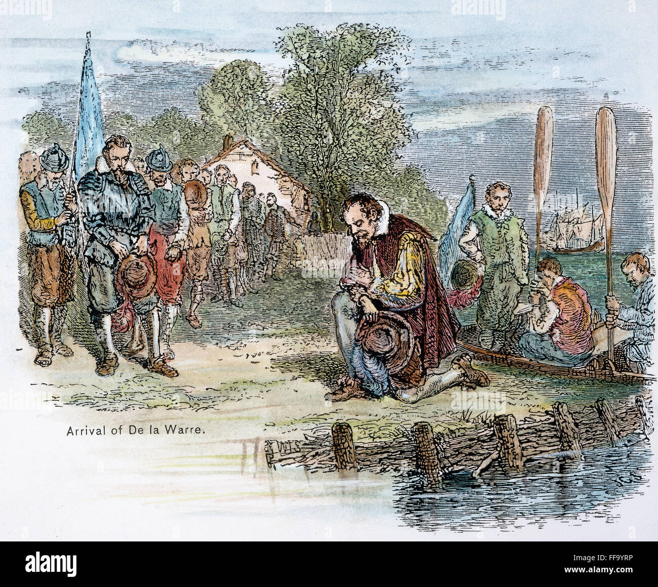 THOMAS WEST (1577-1618). /n12th Baron De La Warr. English soldier and ...