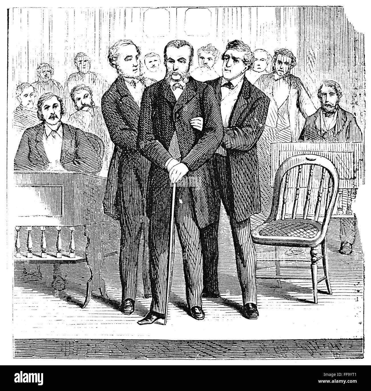 JAMES WILSON GRIMES /n(1816-1872). American politician. Senator Grimes ...
