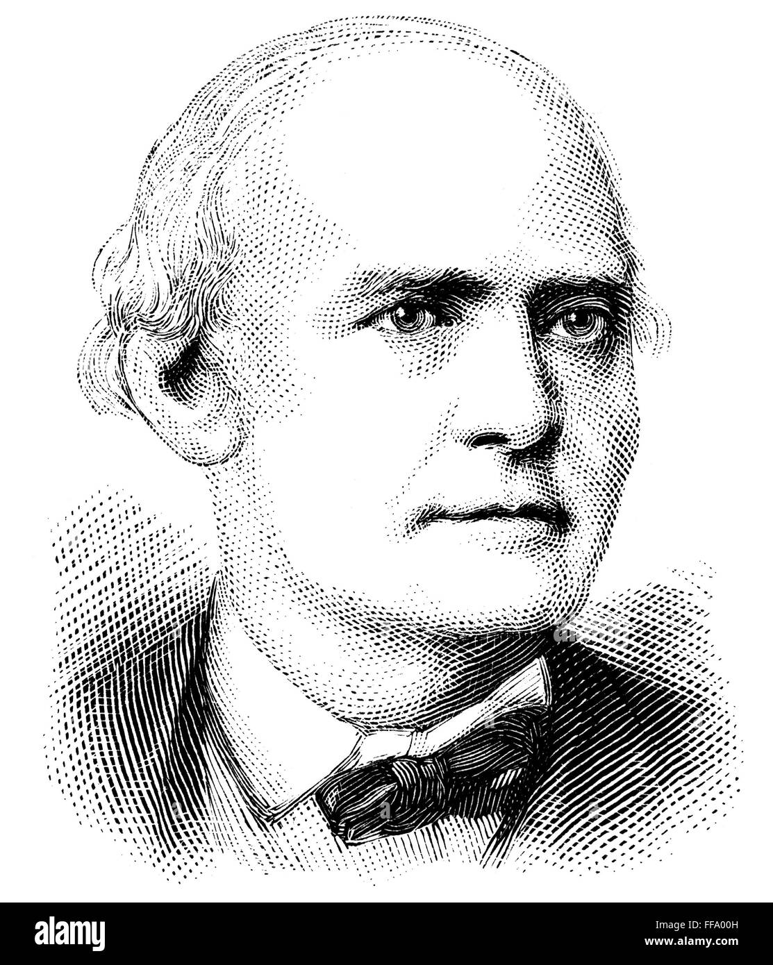 ARTHUR CAYLEY (1821-1895). /nEnglish Mathematician. Line engraving ...