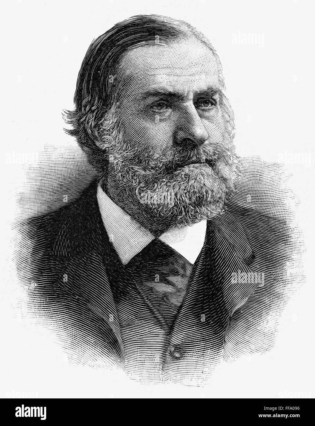 JOSEPH LEIDY (1823-1891). /nAmerican zoologist. Wood engraving ...