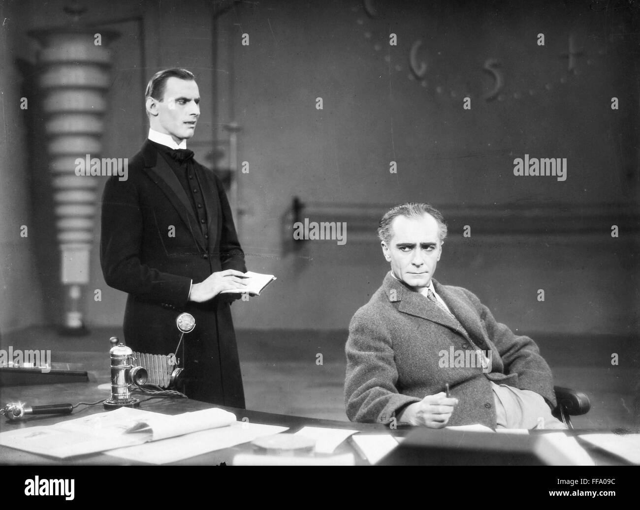 FILM: METROPOLIS, 1927. /nFilm still with Theodor Loos as Josaphat and ...