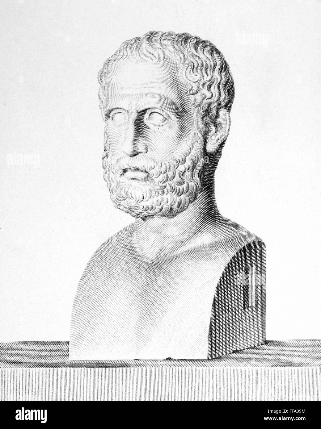 Theophrastus statue hi-res stock photography and images - Alamy