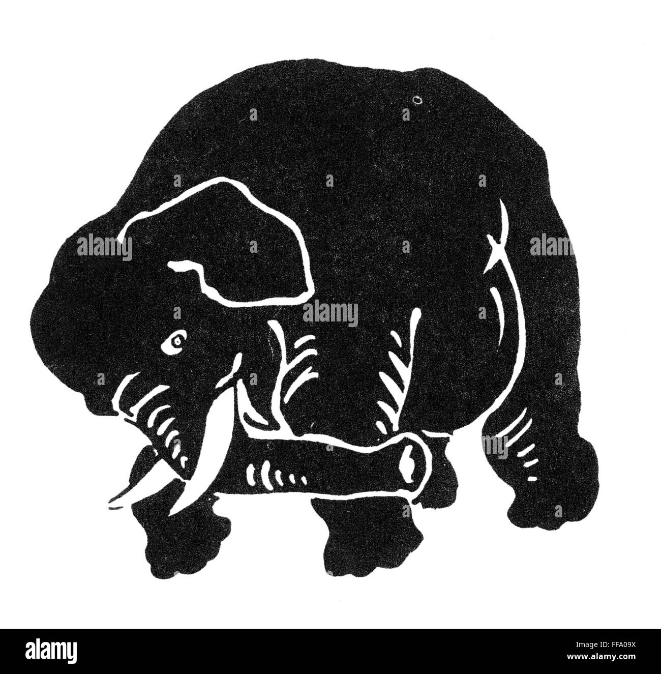 REPUBLICAN ELEPHANT, 1874. /nThe Republican elephant: adapted after ...