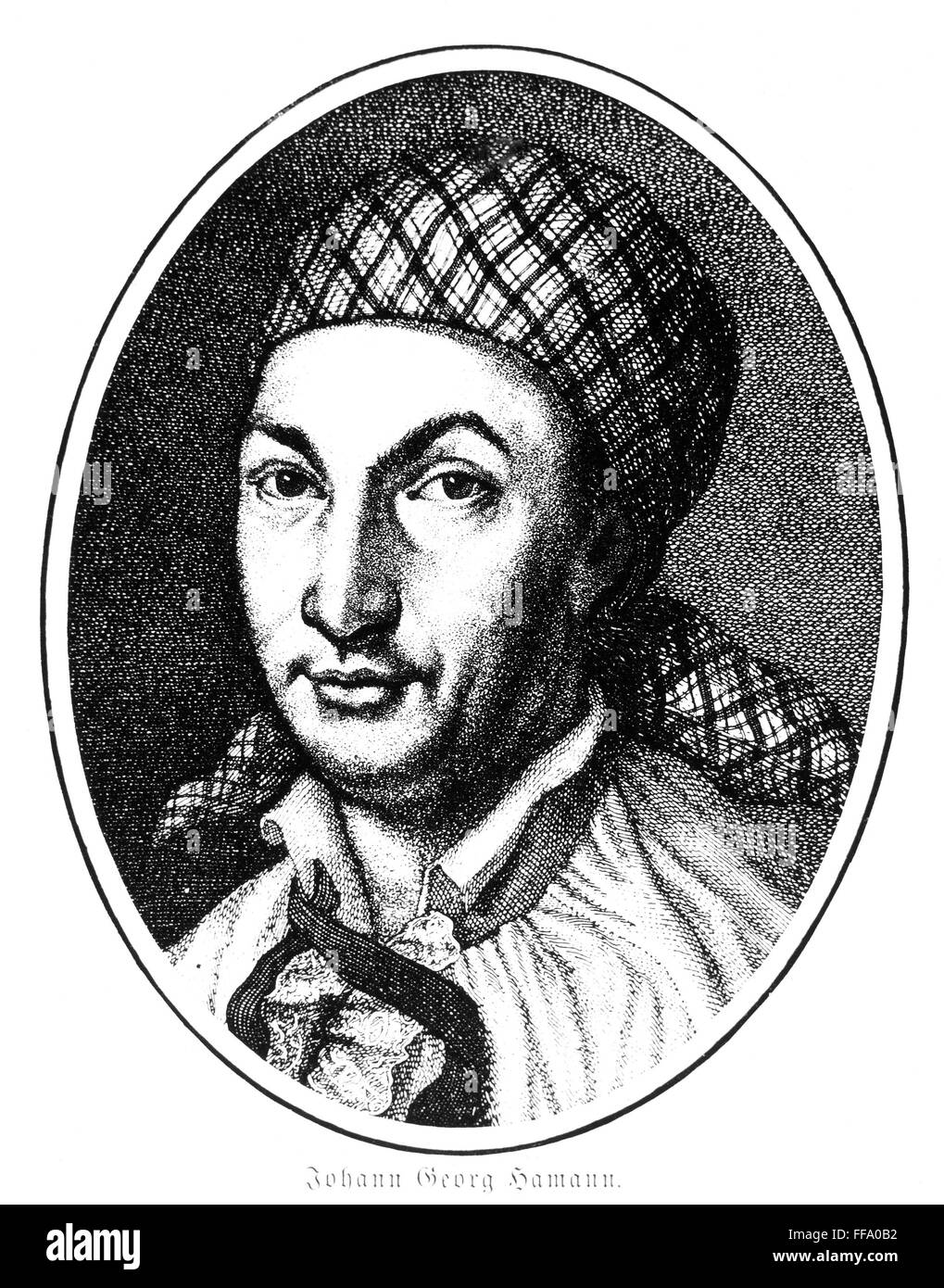 JOHANN GEORG HAMANN /n(1730-1788). German philosopher. German line ...