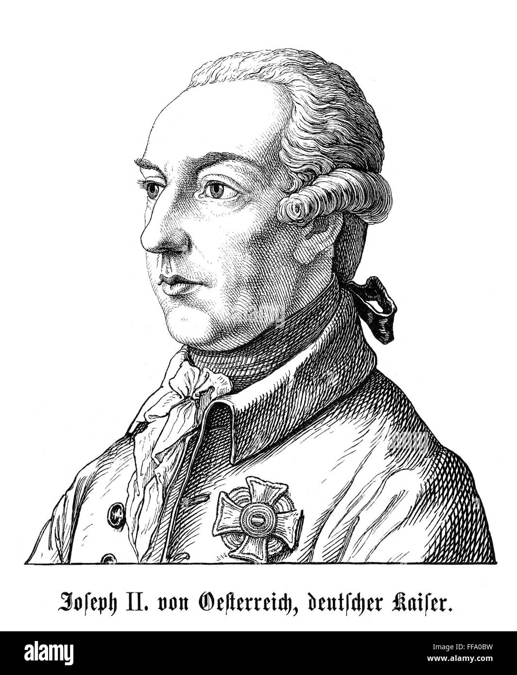 Portrait emperor joseph ii 1741 1790 hi-res stock photography and ...