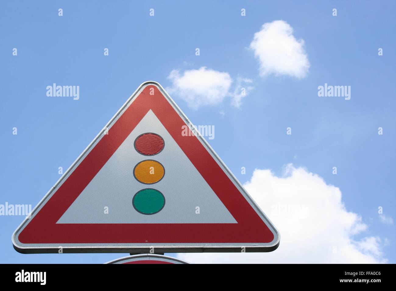 Traffic light road sign, Germany Stock Photo - Alamy