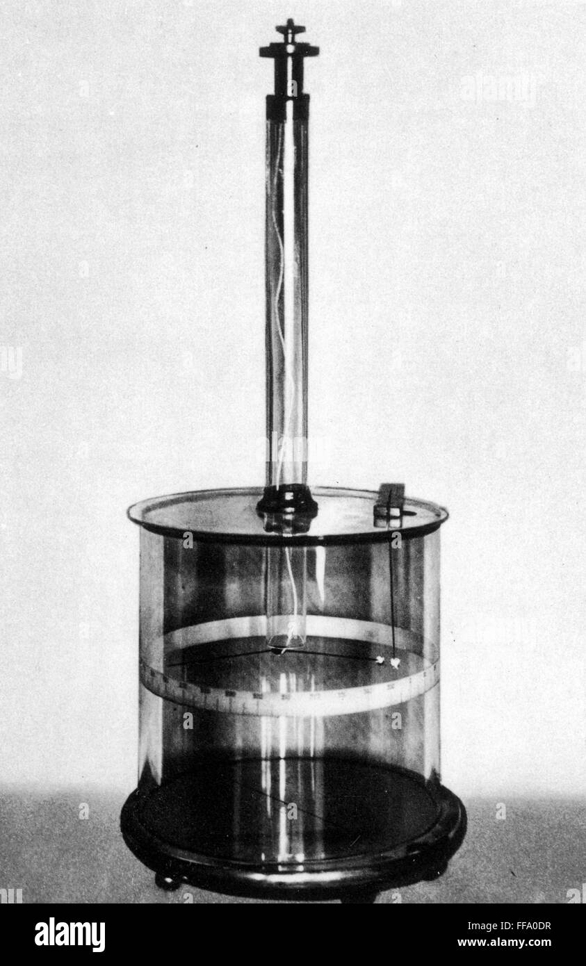 COULOMB: TORSION BALANCE. /nTorsion balance invented by Charles ...